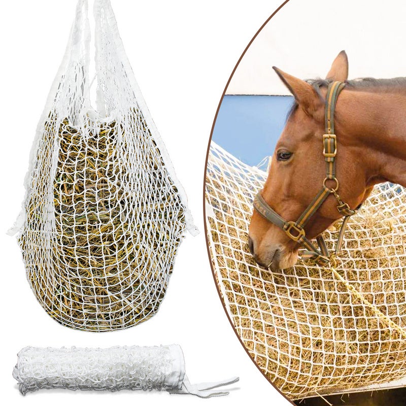 Red de heno de gran capacidad, bolsa de alimentación para caballos ...