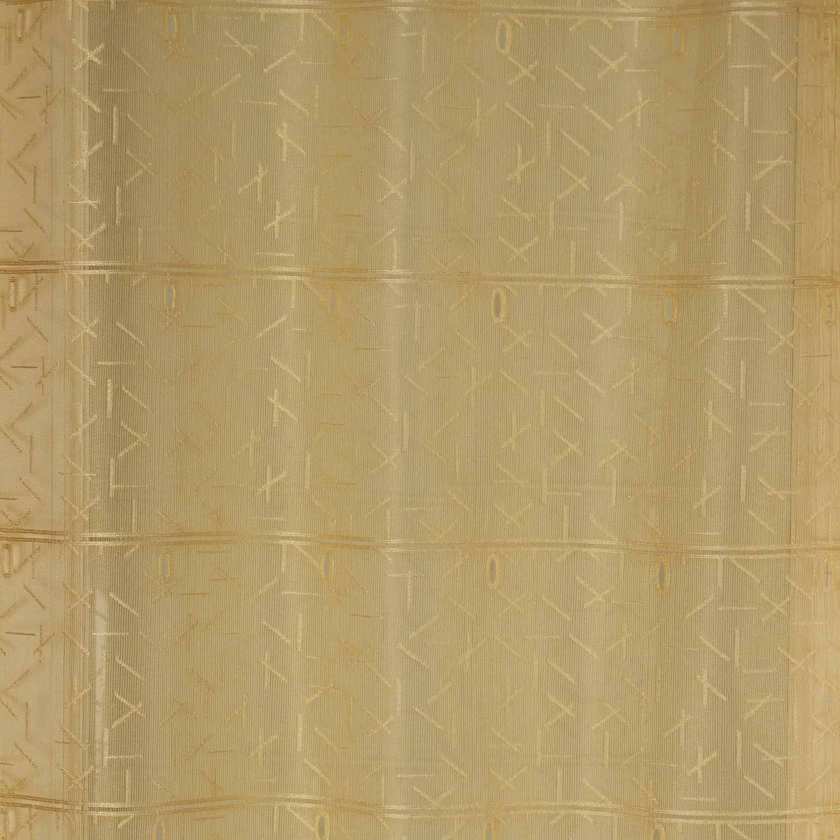 Modulable à maille géométrique - Jaune - Dimension standard - Polyester ...