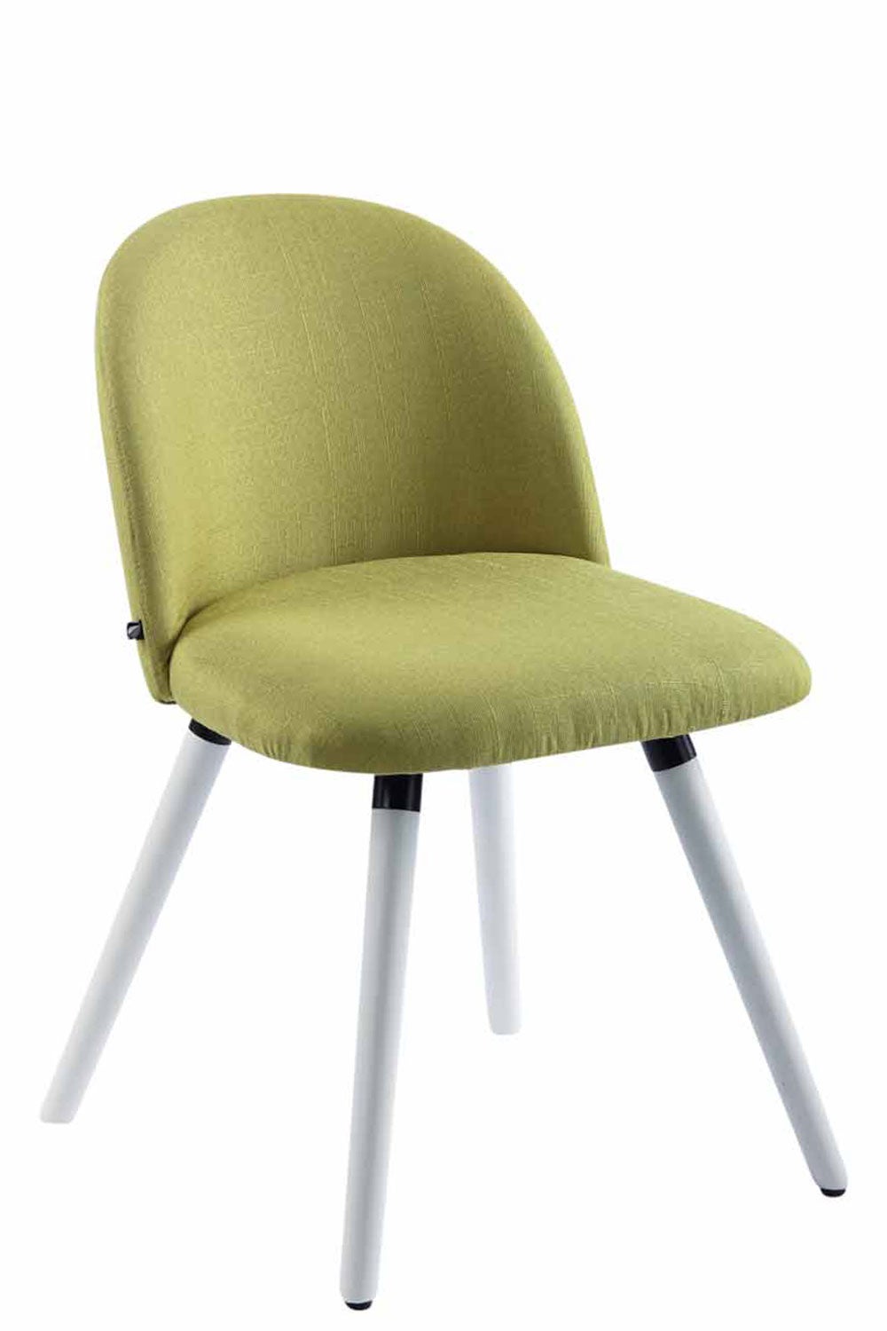 Silla de comedor Nelson tela blanca verde | Leroy Merlin