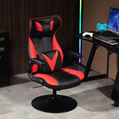 Chaise gaming ergonomique avec bascule, fauteuil PC réglable, pivotant ...