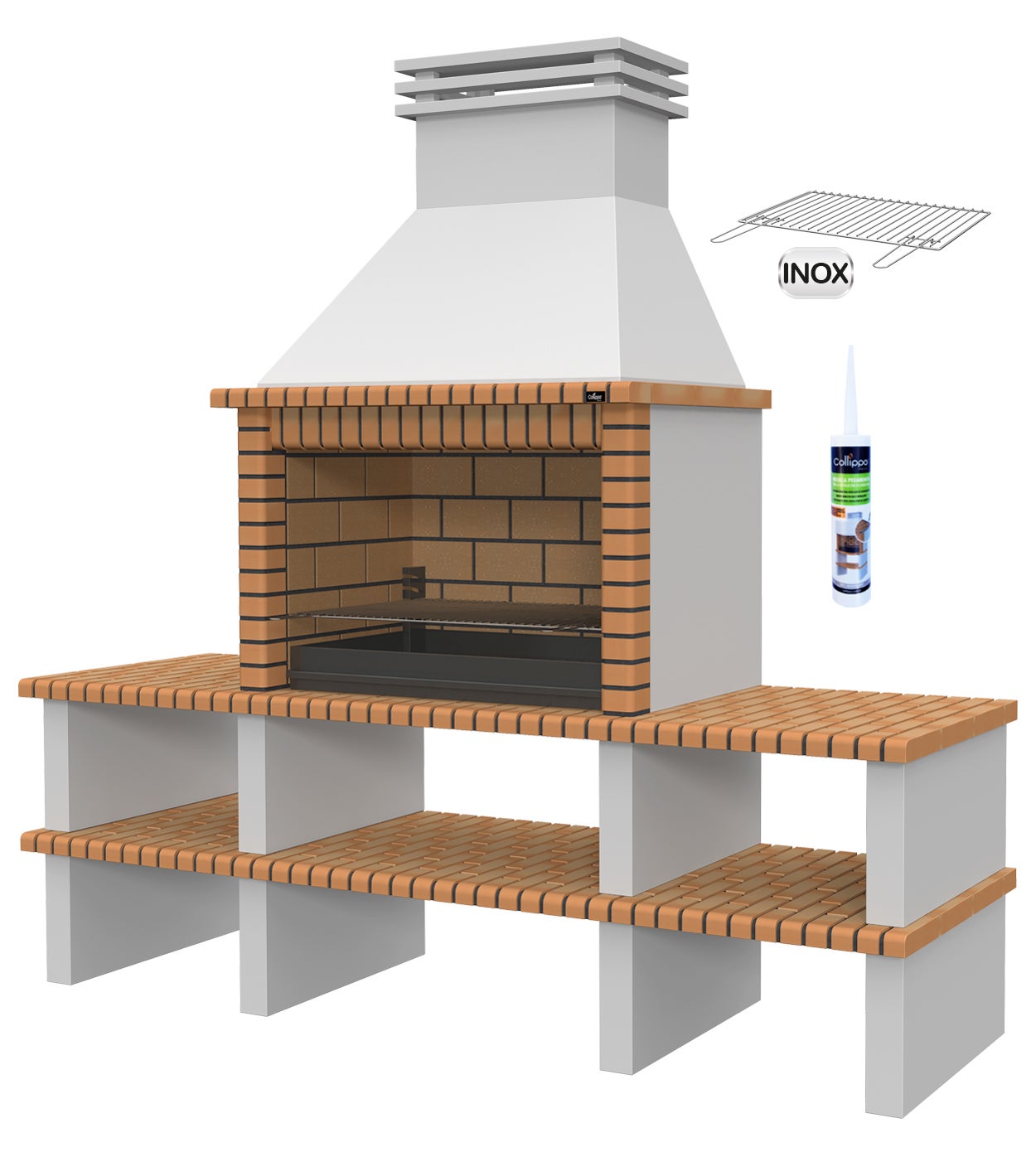Paella Collippo Nisa con bancadas | Leroy Merlin
