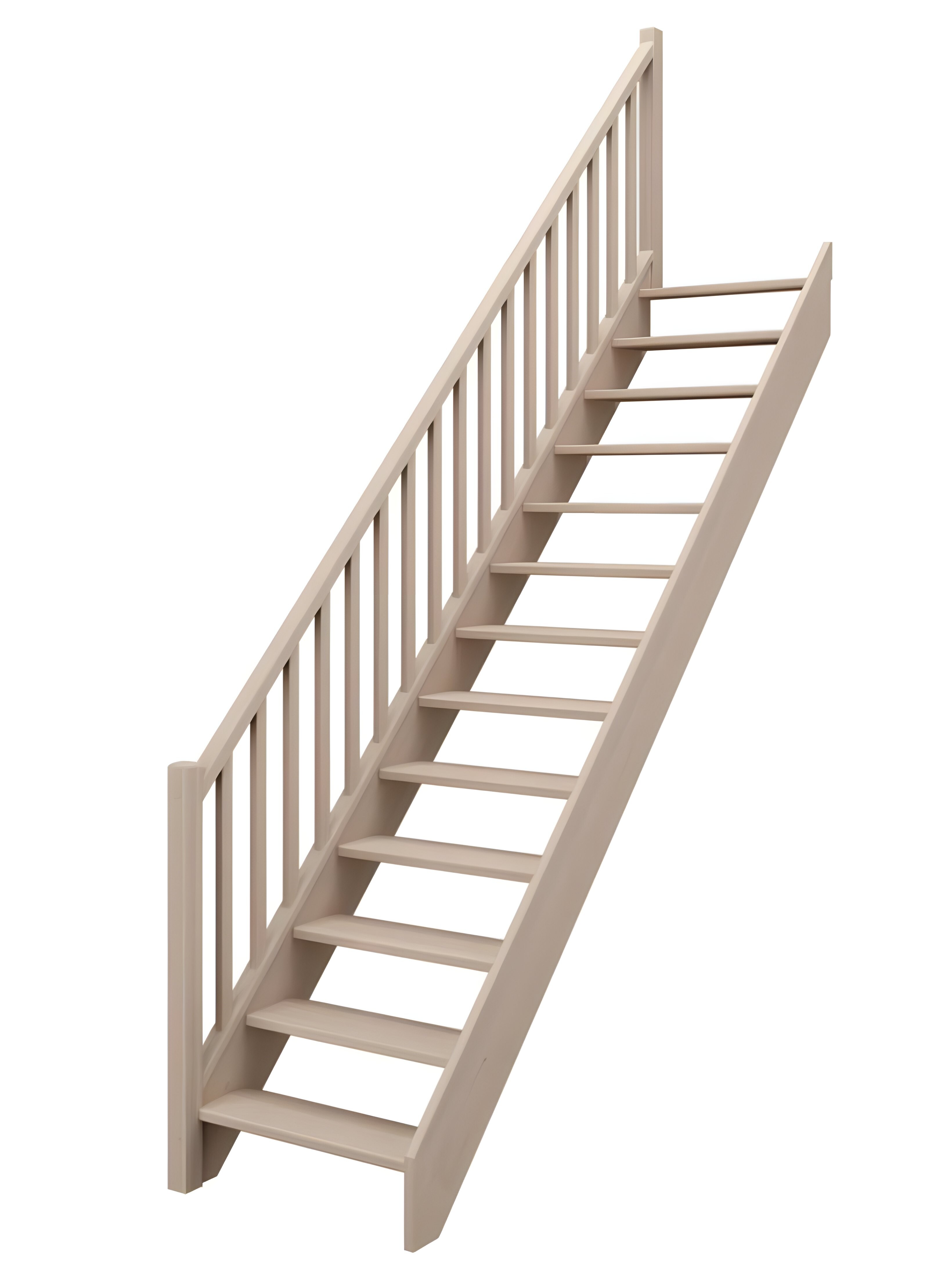HandyStairs scala dritta a giorno "Vega80" - alta 280 cm - 13 gradini ...