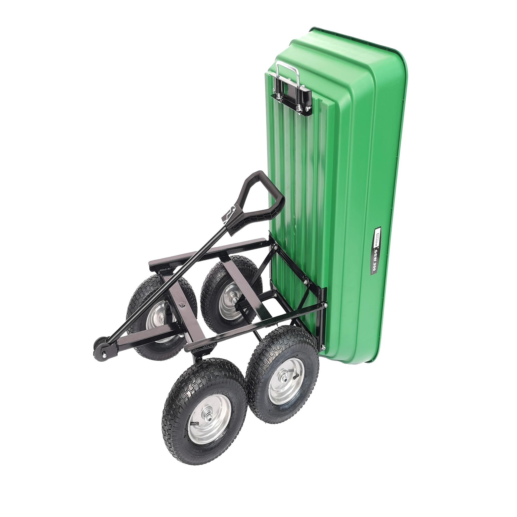 Chariot remorque de jardin WERKA PRO 125 litres | Leroy Merlin