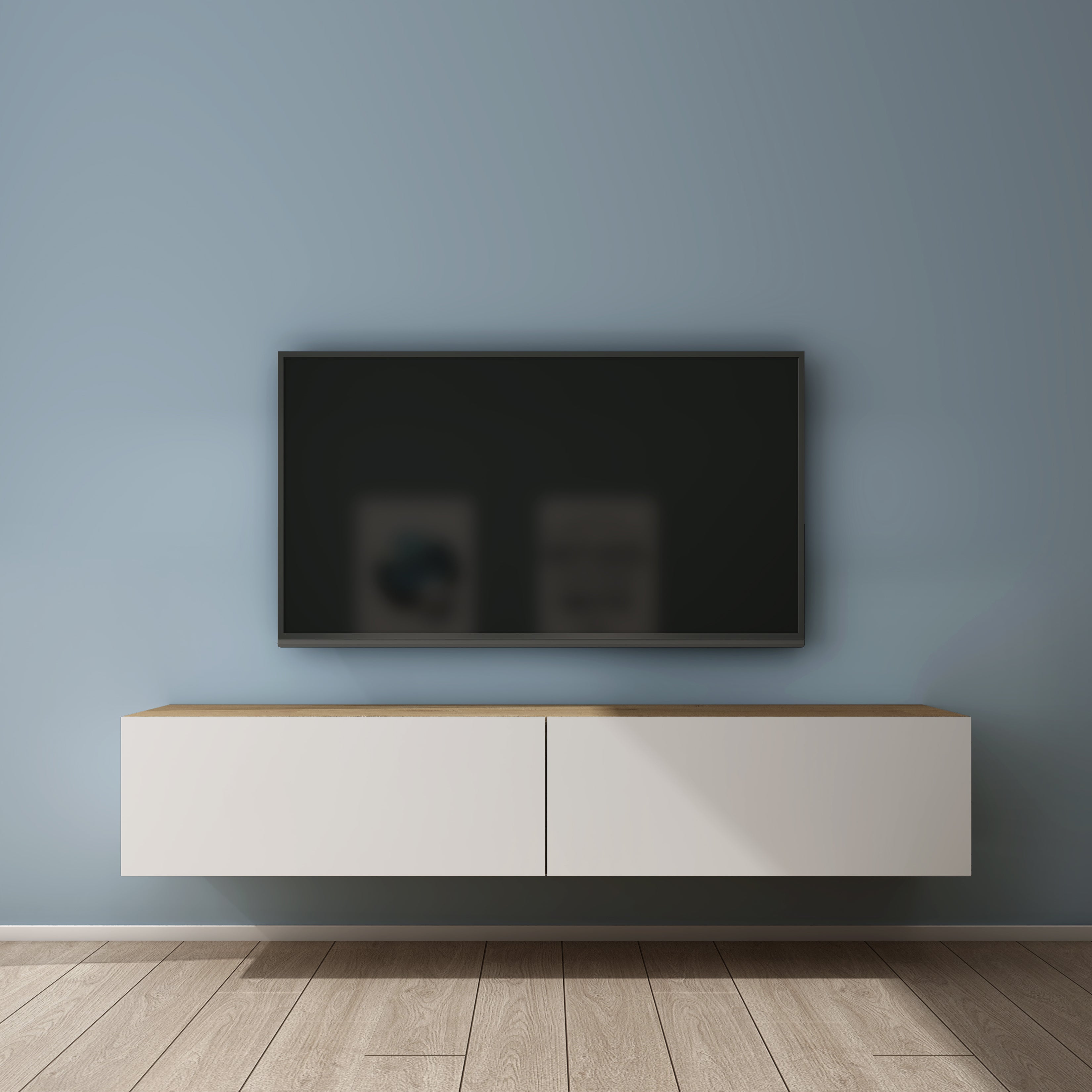 Mai & Mai Meuble TV Suspendue Armoire avec Soft-Close Table TV pour le ...