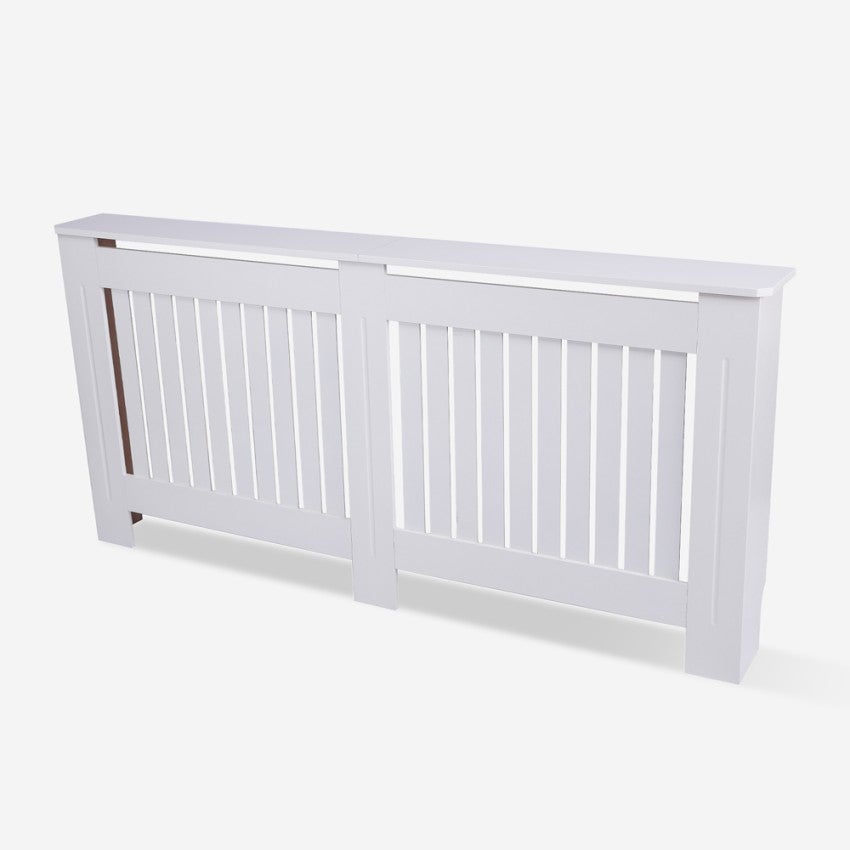 Cache-radiateur en bois blanc 172x19x81,5h Heeter XXL | Leroy Merlin