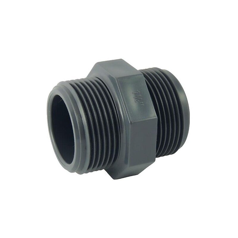Mamelon double M-M PVC pression 40x49 - CODITAL FRANCE | Leroy Merlin