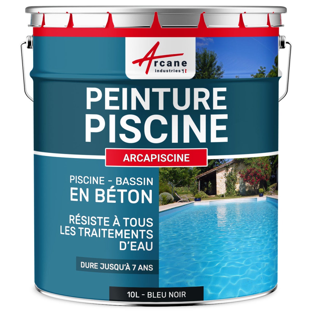 Pinturas impermeabilizantes para piscinas - ARCAPOOL - Azul negruzco ...