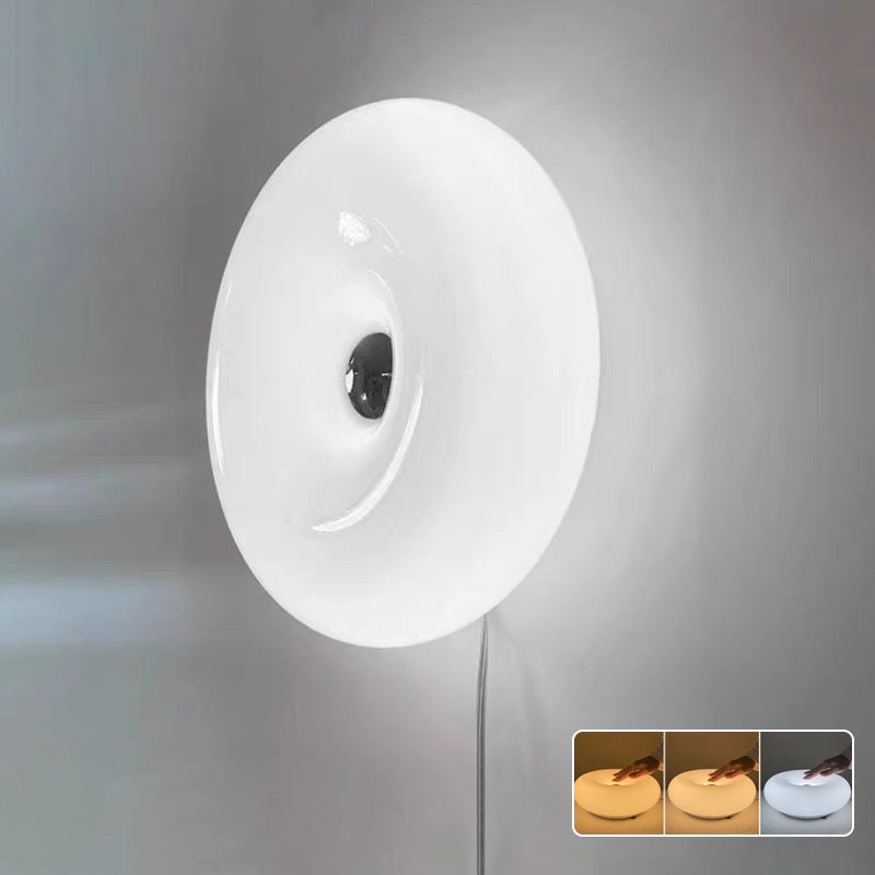Aplique de pared, aplique de pared con forma de donut, aplique de pared ...
