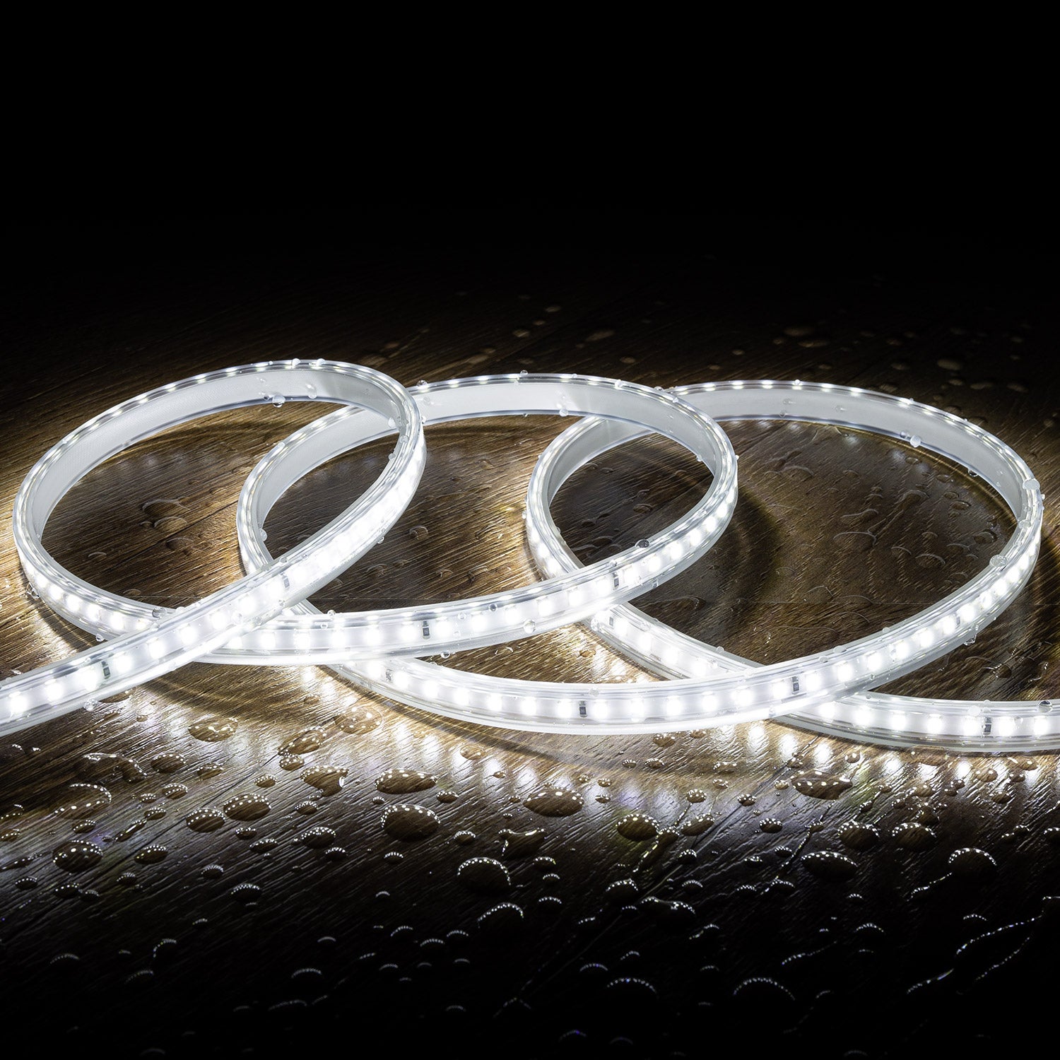 Ledkia Tira LED Regulable 220V SMD 120 LED/m Blanco Frío 8.5W/m 850lm/m ...