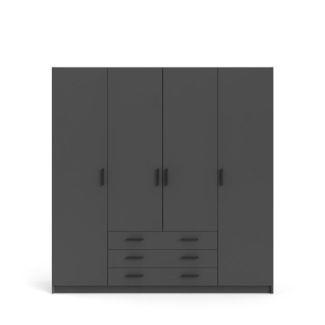 Armoire 4 portes 4 tiroirs au meilleur prix | Leroy Merlin