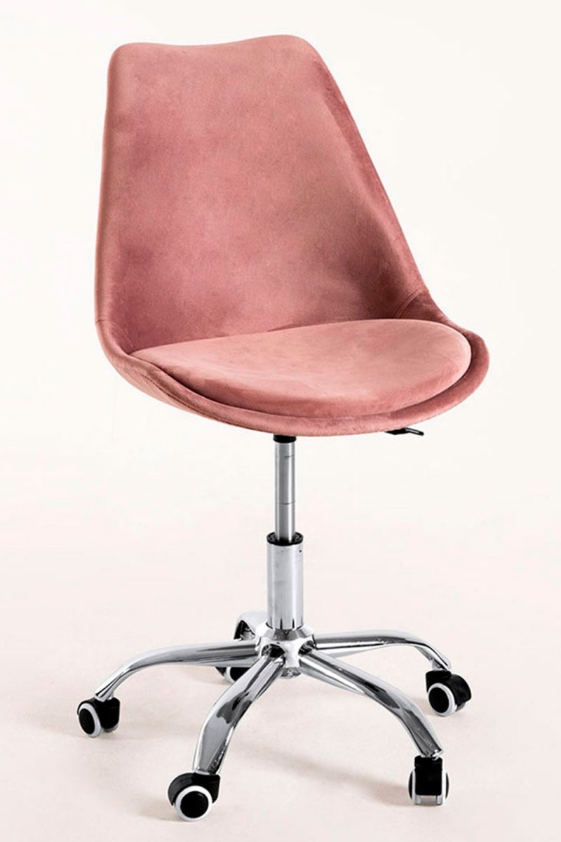 Silla Neo Terciopelo - Rosa | Leroy Merlin