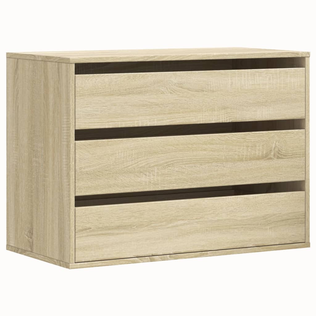 Commode | Armoire de rangement d'angle chêne sonoma 80x41x58 cm bois d ...