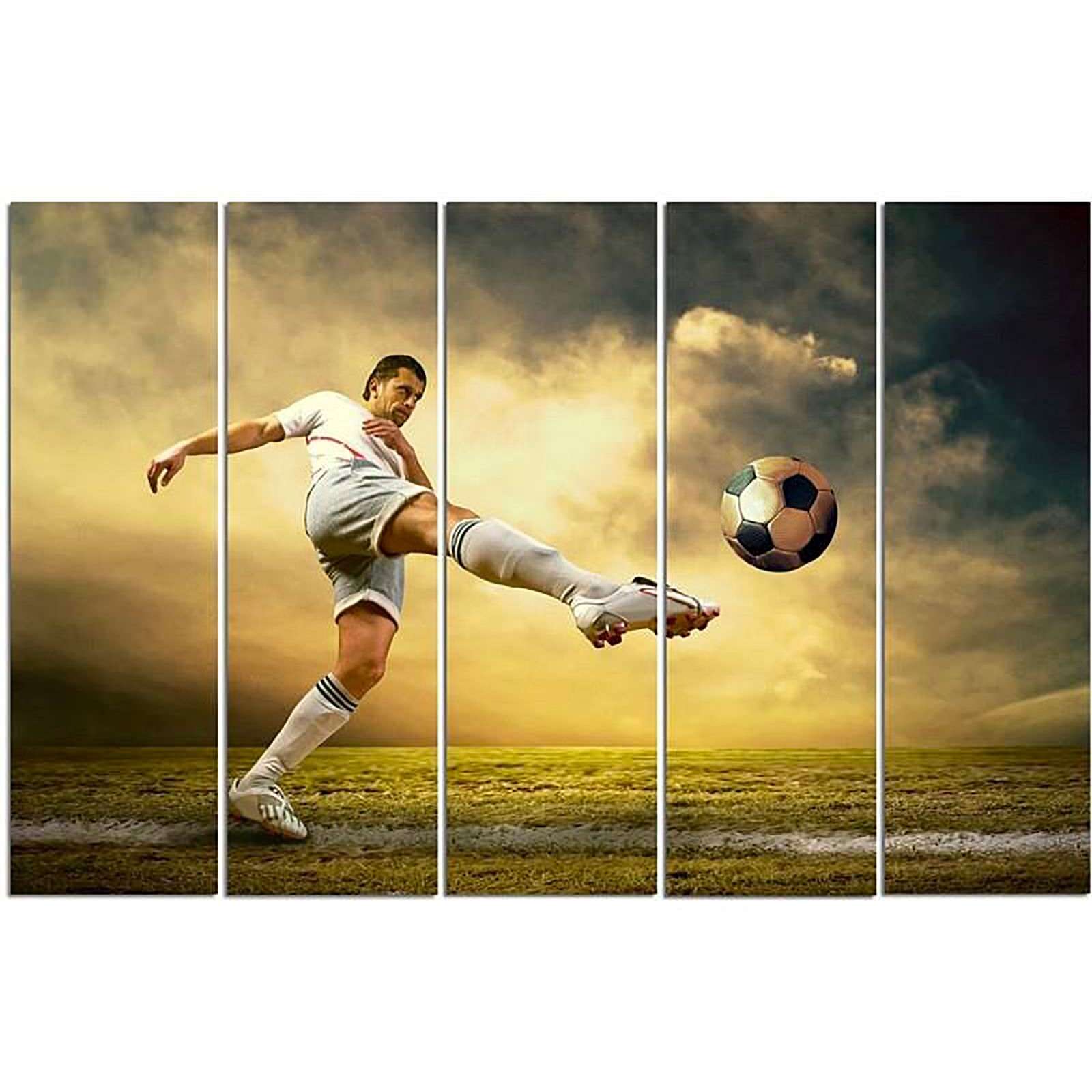 Tableau le tir de football volees | Leroy Merlin