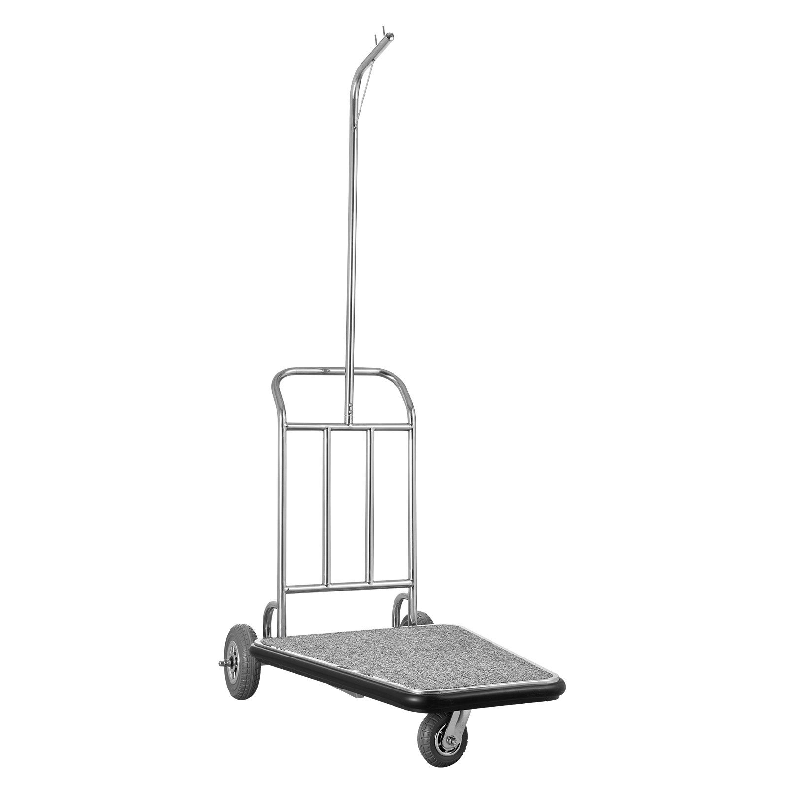 Chariot à bagages hôtelier,capacité SucceBuy 272 kg,plateforme en inox ...