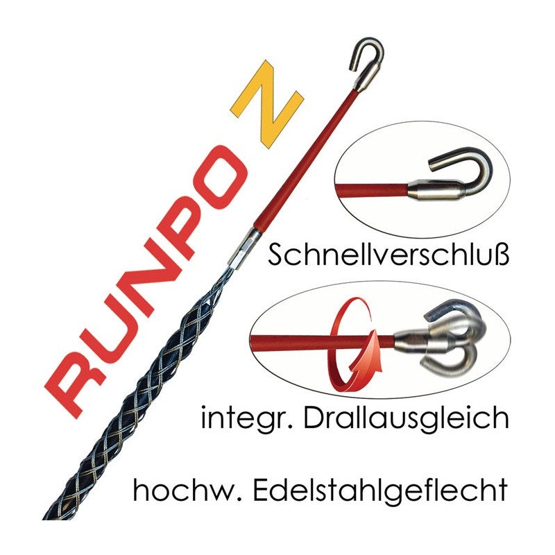 Gaine tire-fils RUNPO Z D. du câble 9-15 mm RUNPOTEC | Leroy Merlin