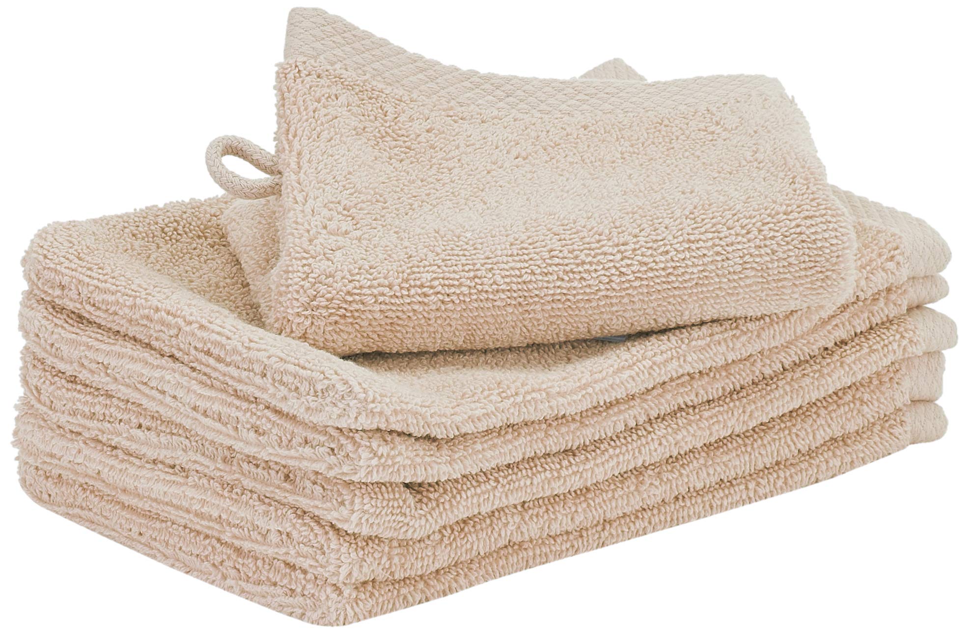 Heckett Lane Bath Wash Cloth, 100% Cotton, Cuban Sand, 16 x 21 Cm, 6.0 ...