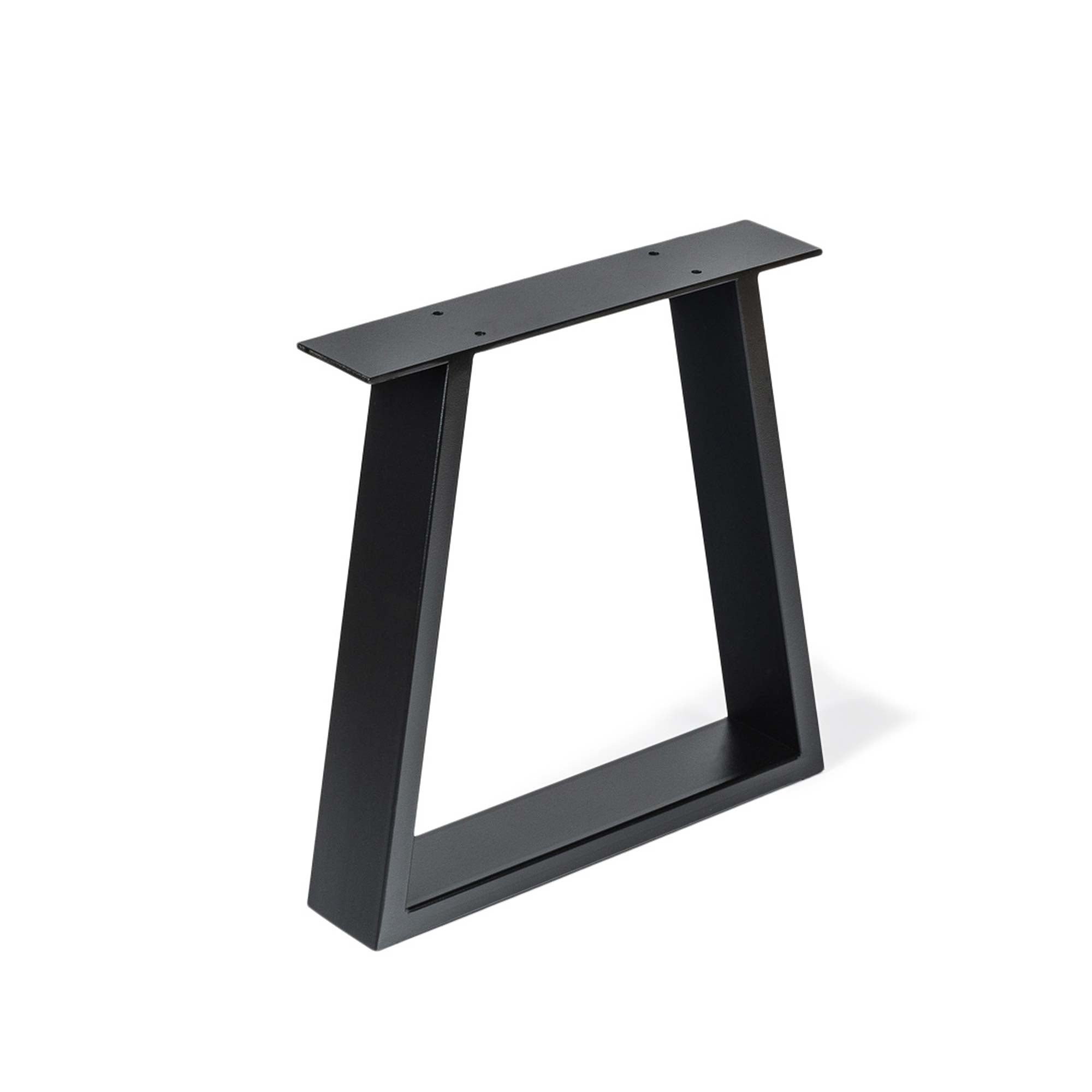 Pied de meuble en acier Finition pores noirs | Mesures 380*80*382mm ...