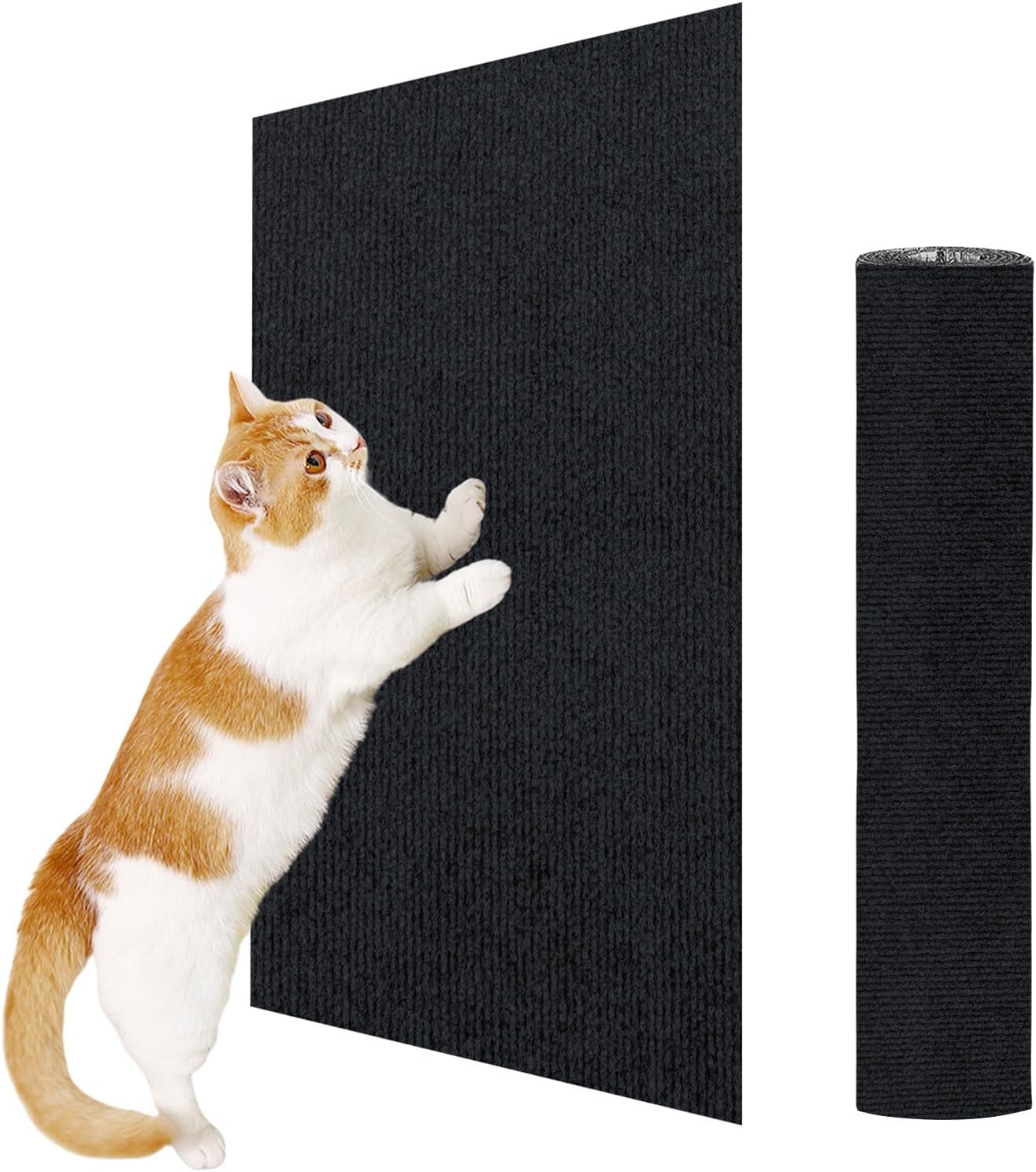 Tapis griffoir adhésif pour chat - Protège murs, portes et meubles ...