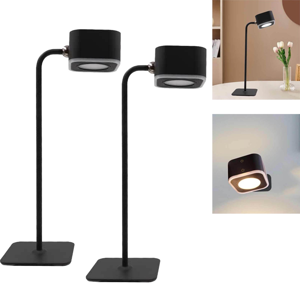 Lampe de bureau avec protection des yeux, lampe de lecture, lampe ...