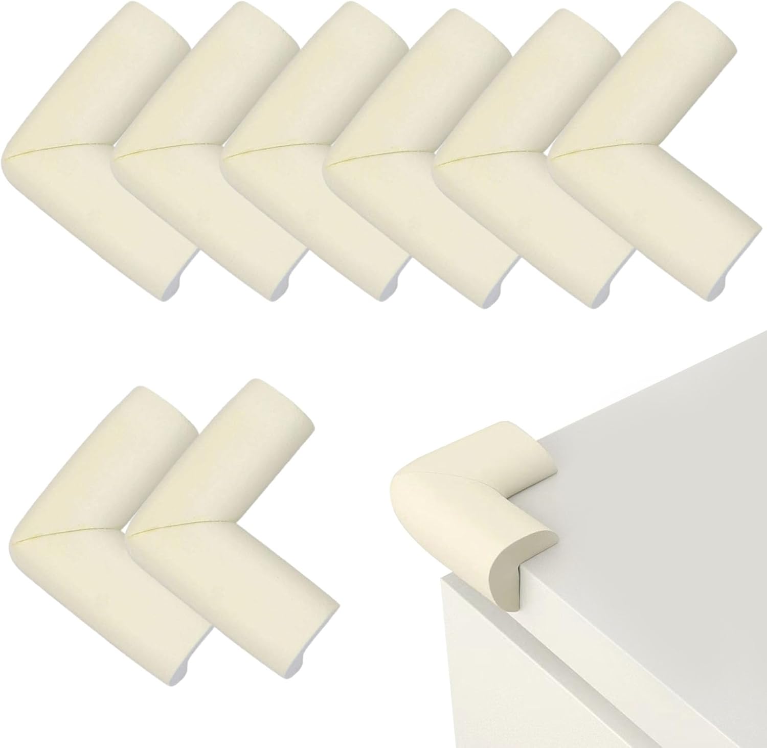 Lot de 8 Coin de Table Protection Bebe, Épaisses Protections d'angle de ...