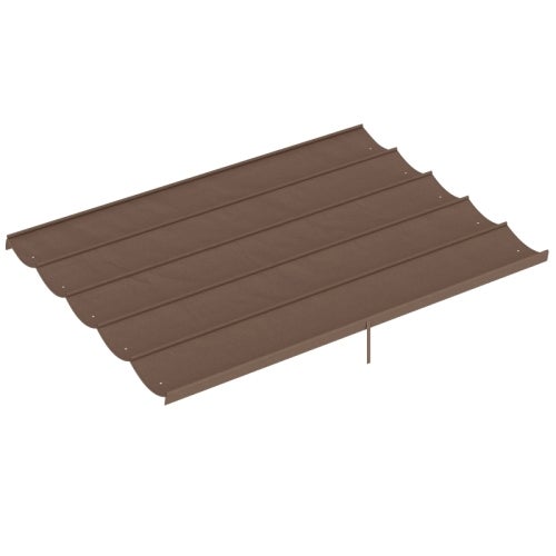 Toile de rechange rétractable pour pergola 4 x 3 m, avec 10 trous d ...