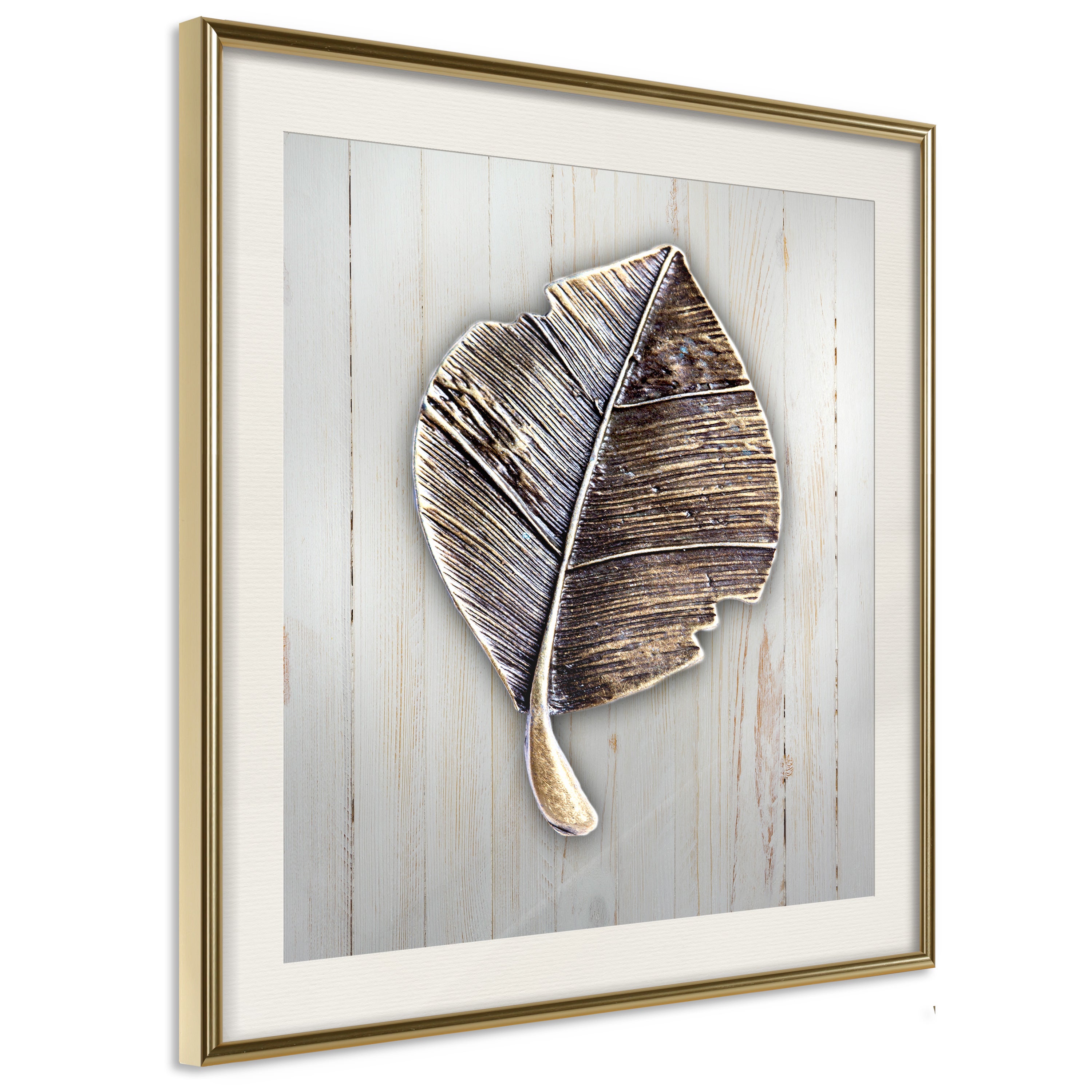 Poster et affiche - Metal Leaf 20x20 cm | Leroy Merlin