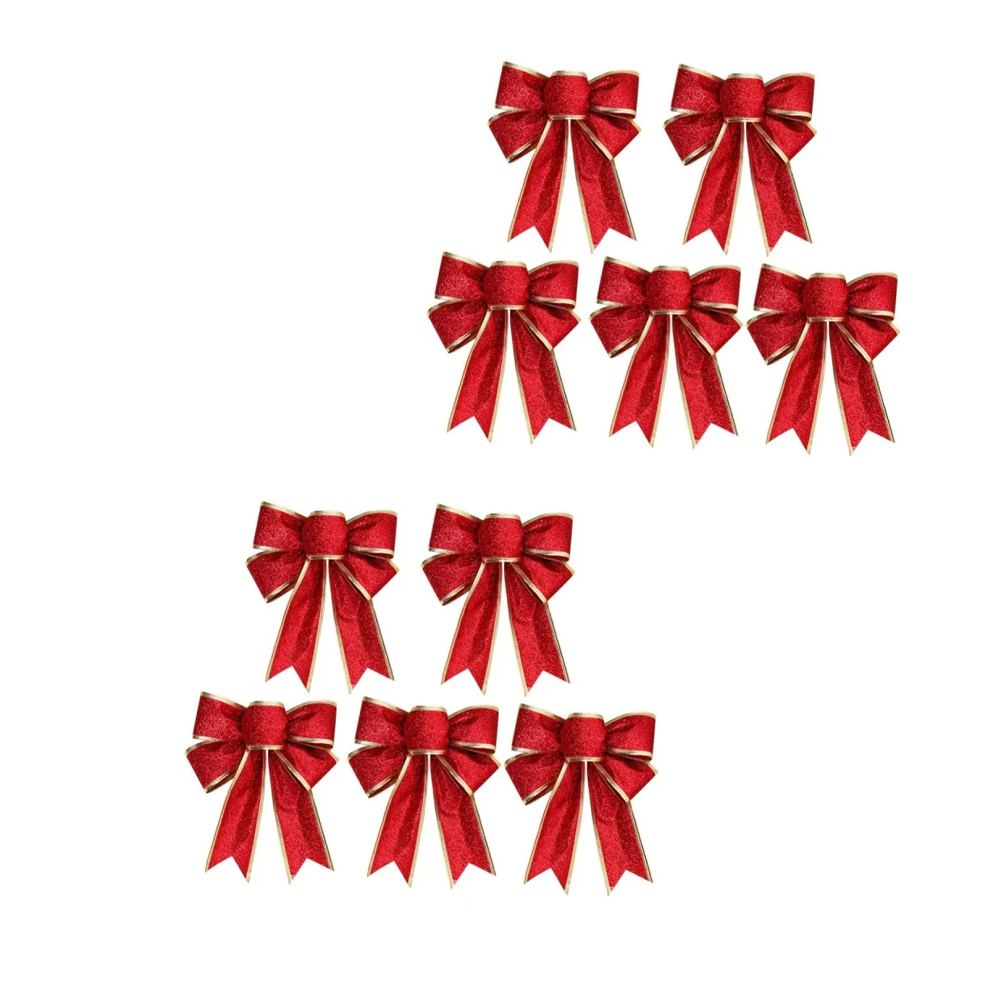 10 lazos navideños, lazos, adornos para el árbol de navidad | Leroy Merlin