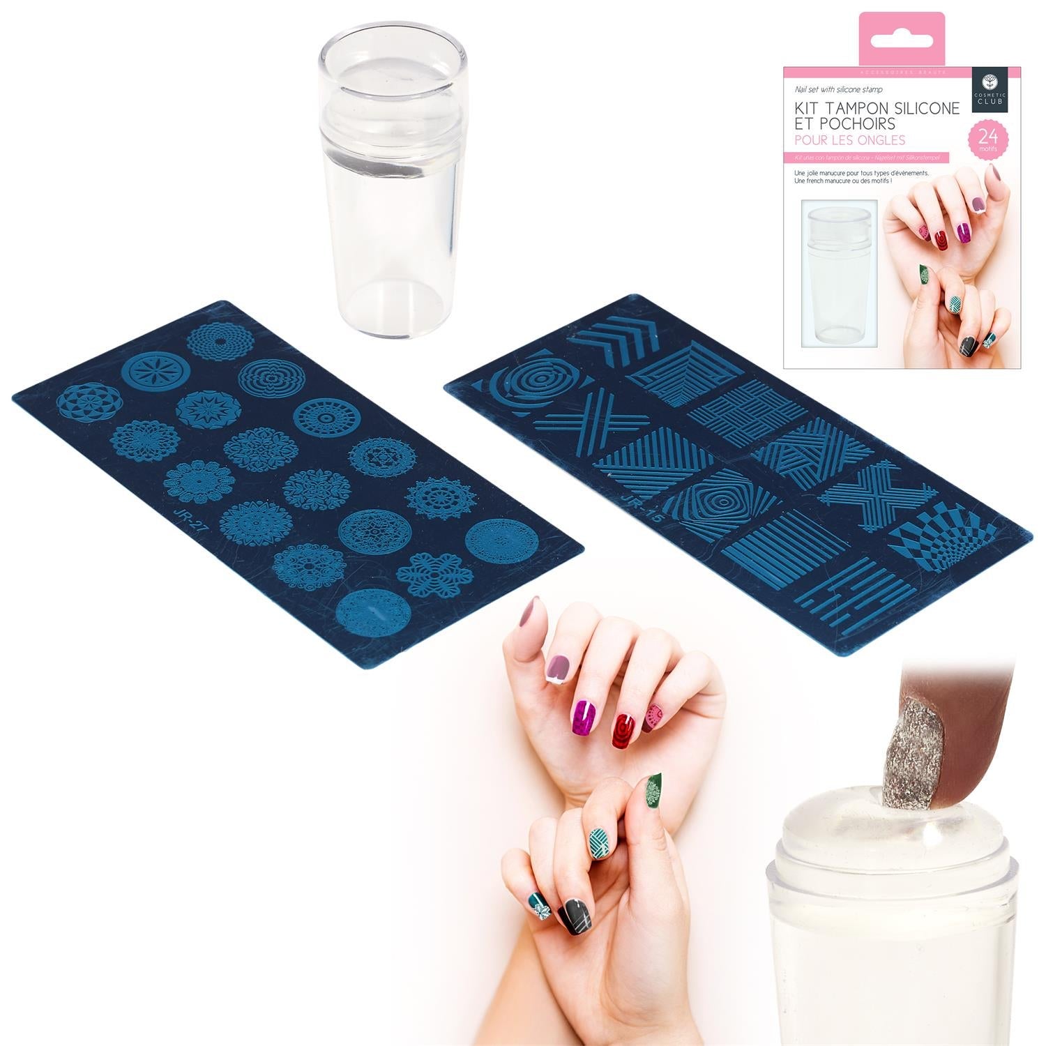 Coffret Tampon Silicone Avec Pochoirs M24 | Leroy Merlin