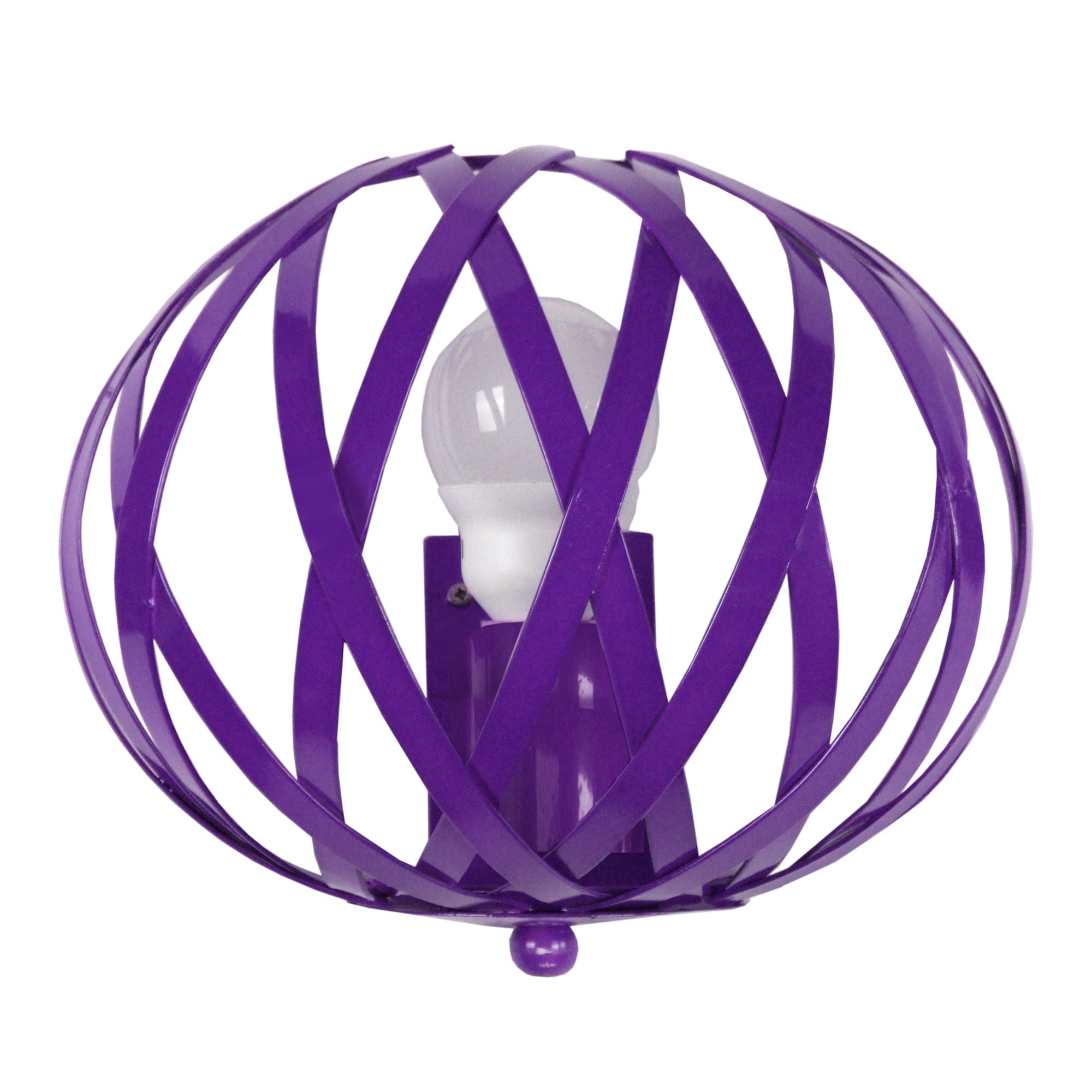 Applique TOSEL ,métal,Violet ,H10xD18xP22cm | Leroy Merlin