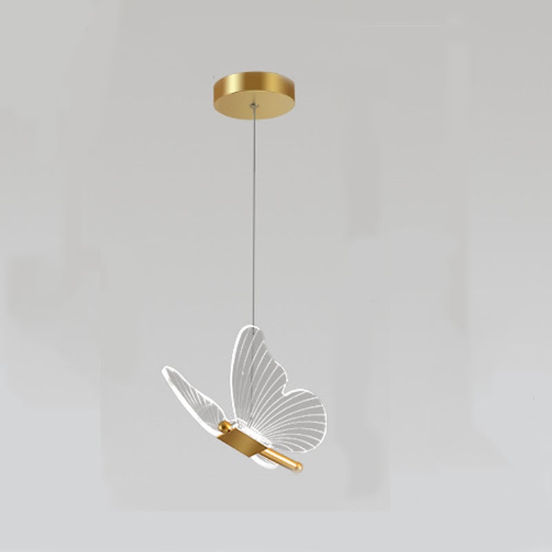 BOMCLAP Lámpara colgante Golden Butterfly Lights, lámpara colgante LED ...