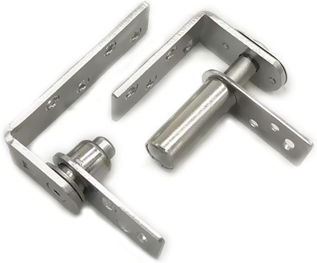 Kit de charnières pour portes type "saloon", pour porte battante double ...