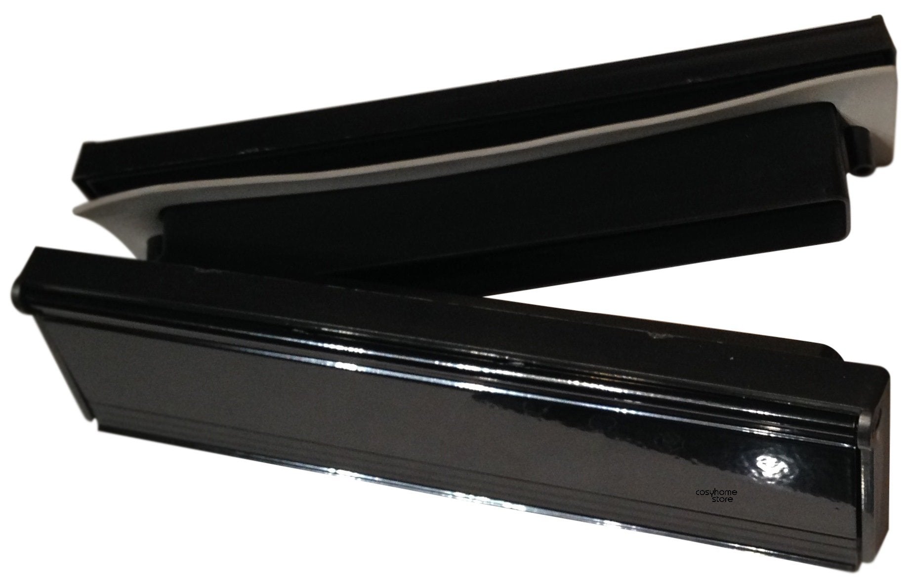 Black Finish Sleeved Letter Box Cover - Complete Internal and External ...