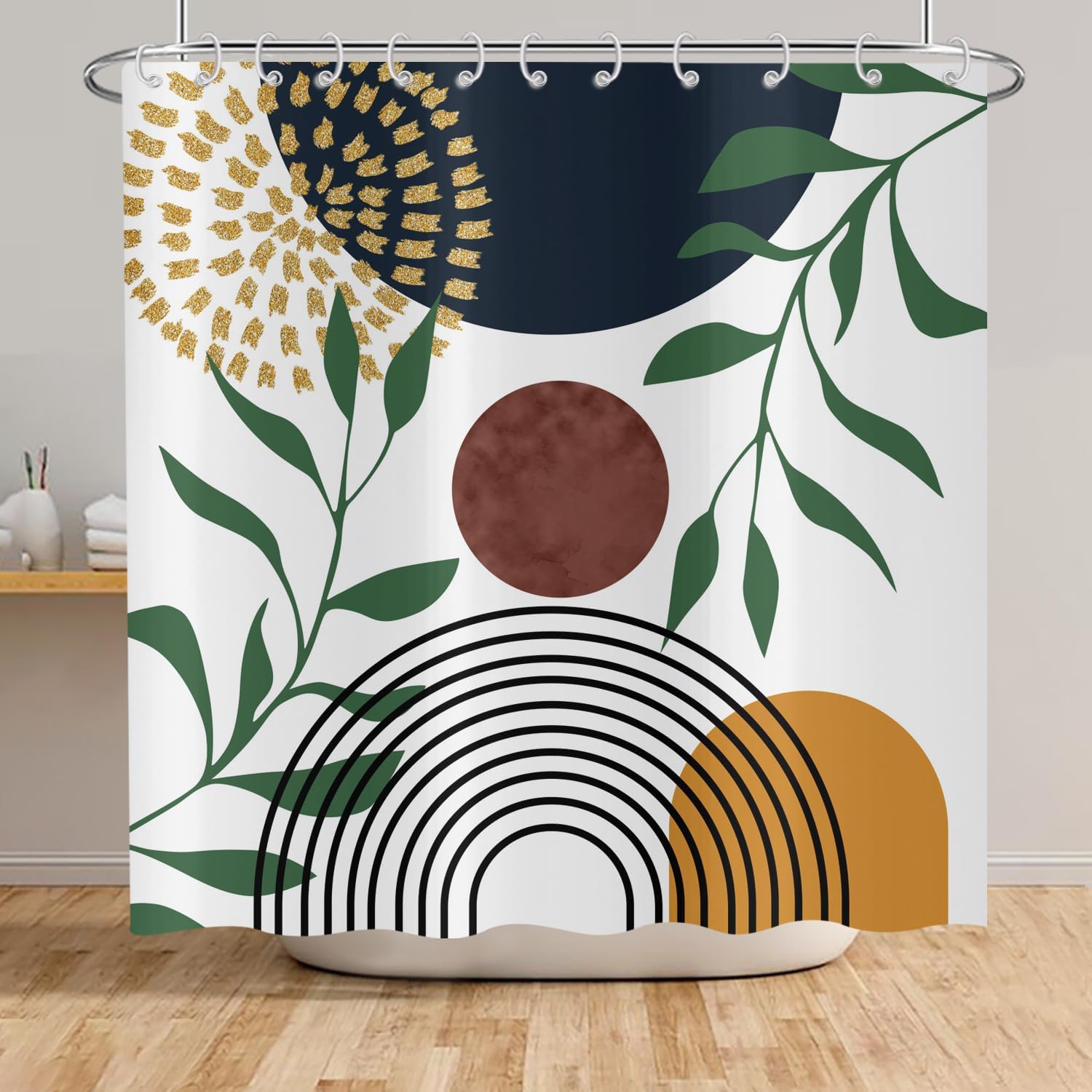 Cortina de ducha Cortina de ducha lavable en tejido de poliéster ...