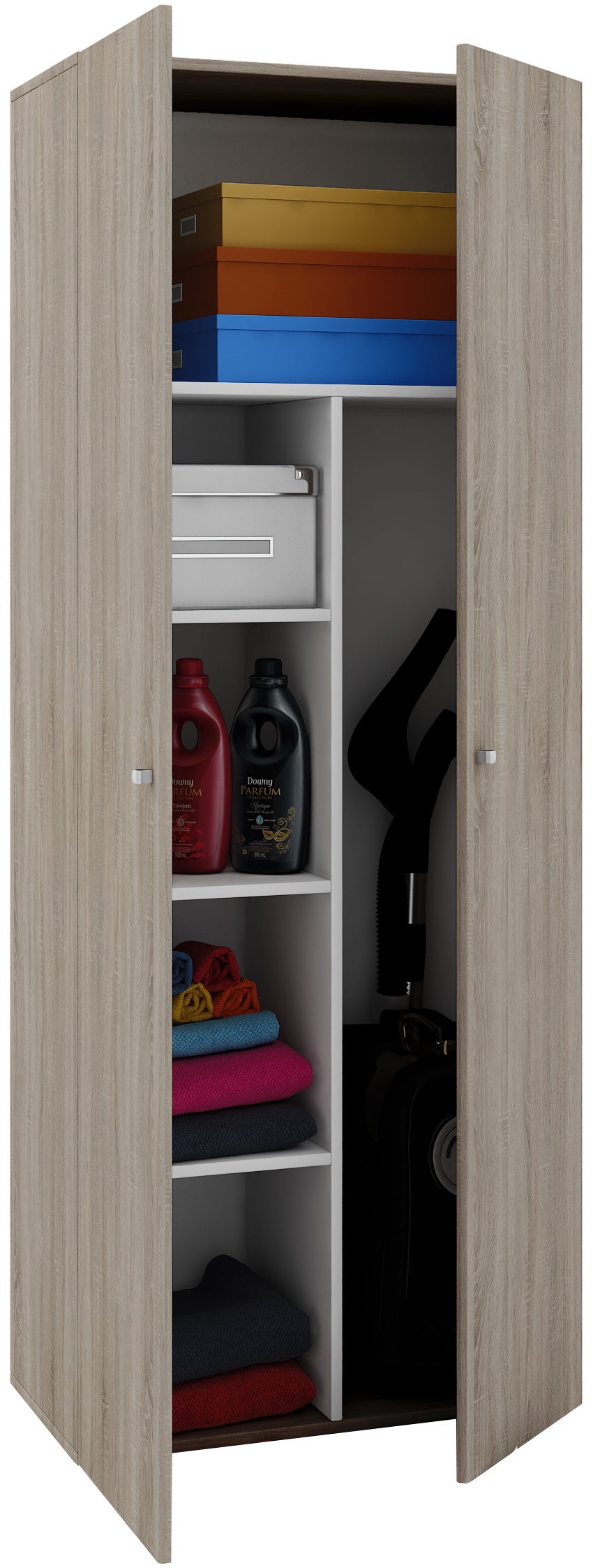 Particularités Vandol L. 70 x H. 178 x P. 40 cm Sonoma Eiche (Sägerau ...