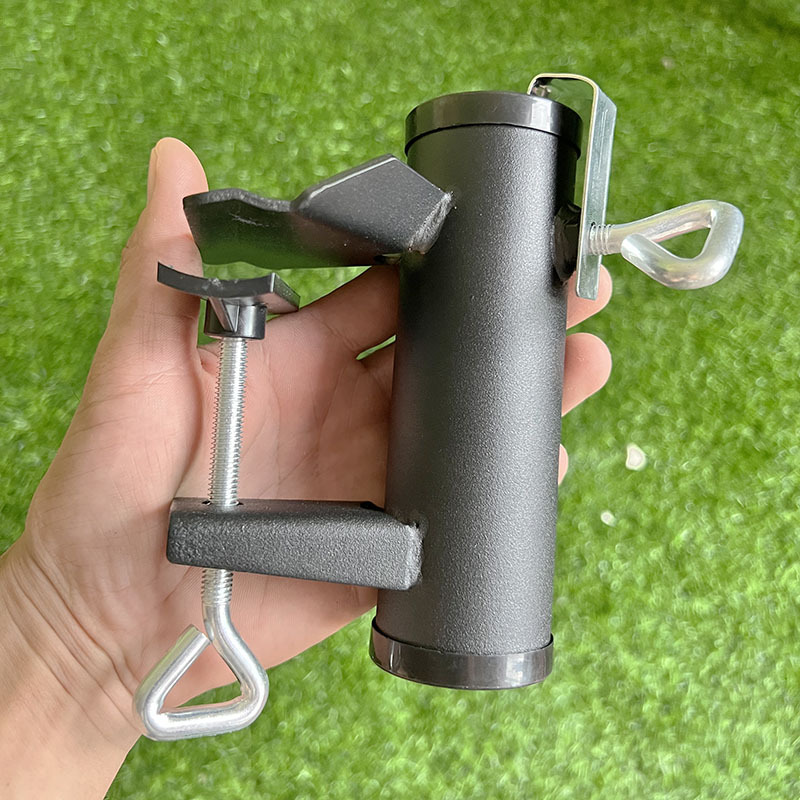 1 PCS (Noir Mat) Pince De Fixation Parasol,Support Fixation Parasol ...