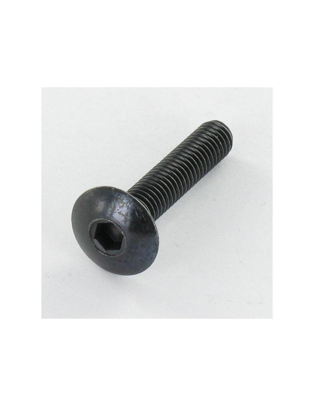 Vis Poelier tête ronde large TRL M8X20 Clé de 5 HC5 Acier zingué noir-400 pièces | Leroy Merlin