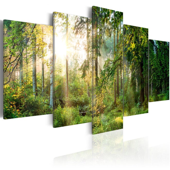 Tableau Imprimé "Green Sanctuary" 50 x 100 cm | Leroy Merlin
