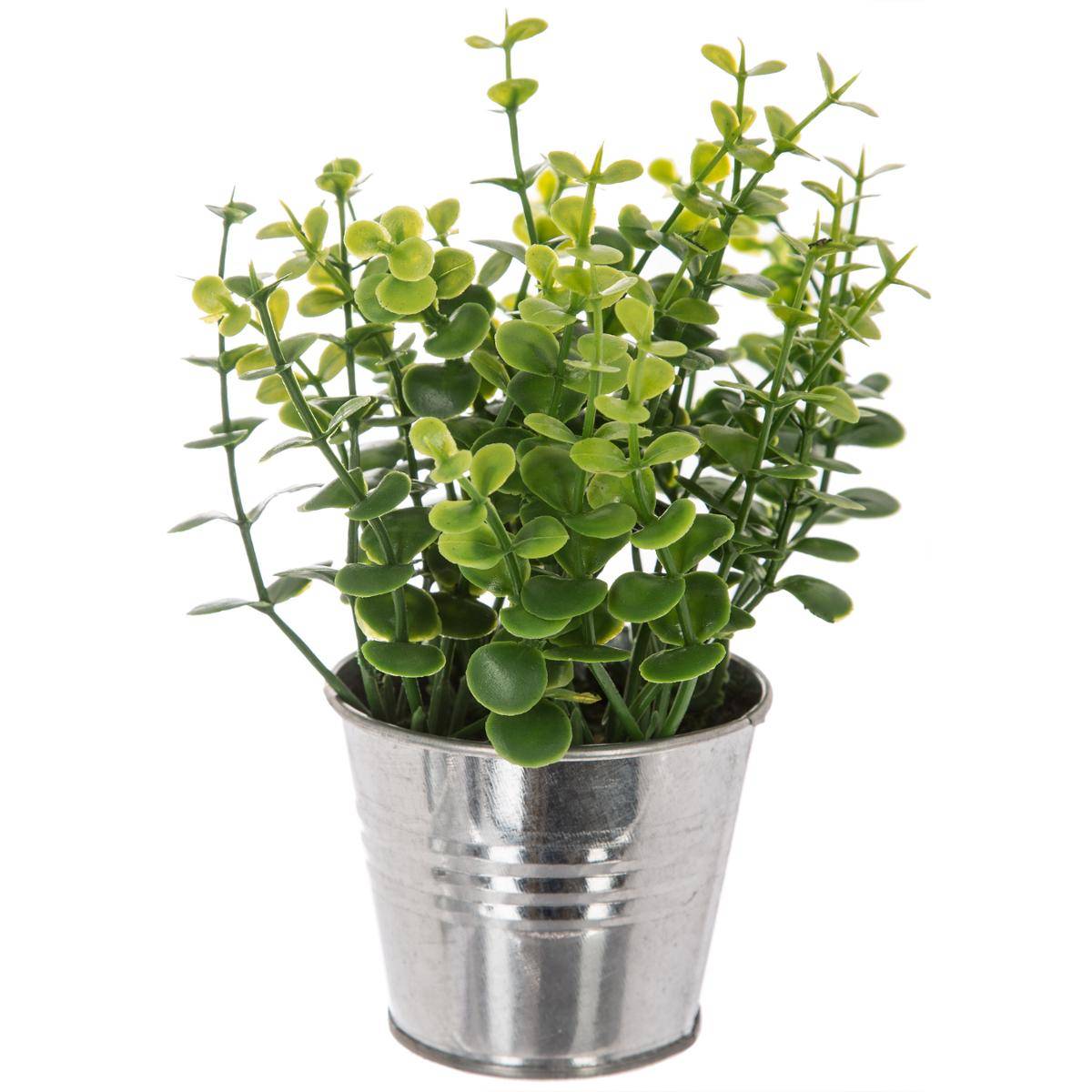 Atmosphera - Planta artificial - maceta de metal - H17 cm - Modelo 3 | Leroy Merlin