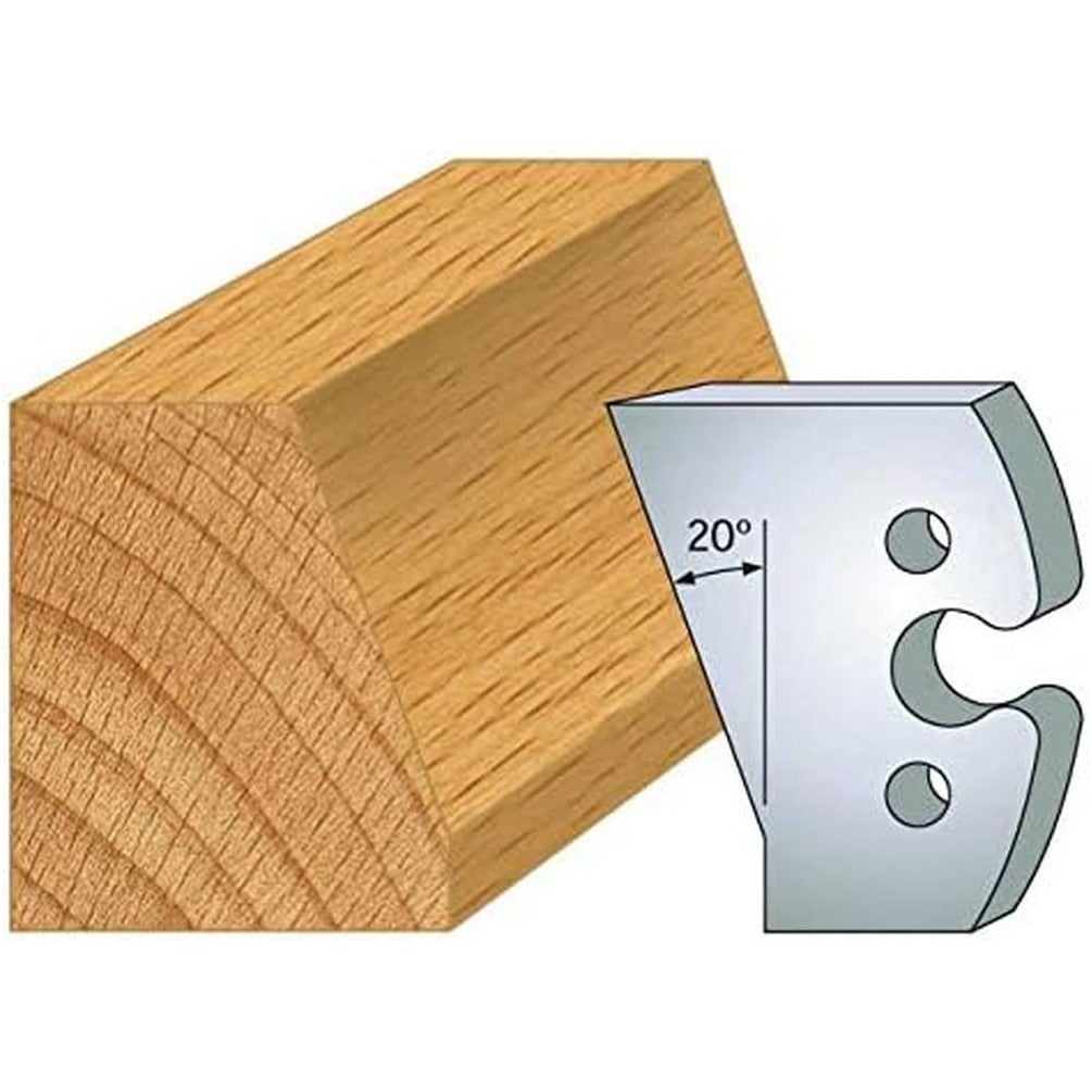 Jeu de 2 Fers Profilés Acier HT 50 x 5,5 mm - N°259 Chanfrein 20 ...