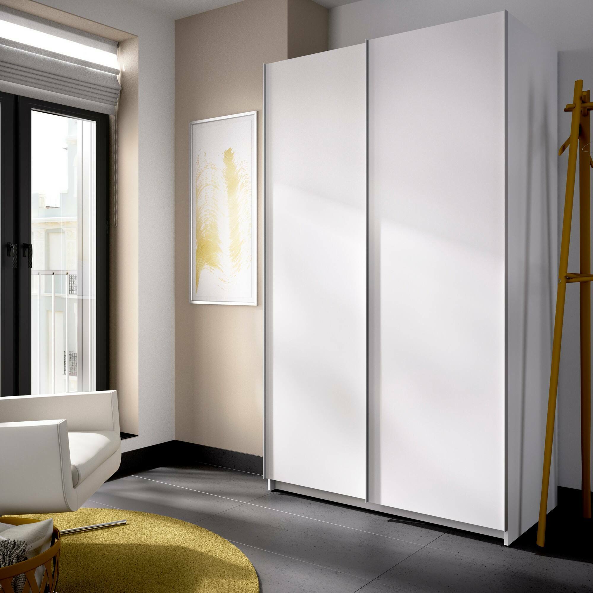 Garde-robe 2 portes Annapurna, Cintre pour chambre à coucher, Armoire ...