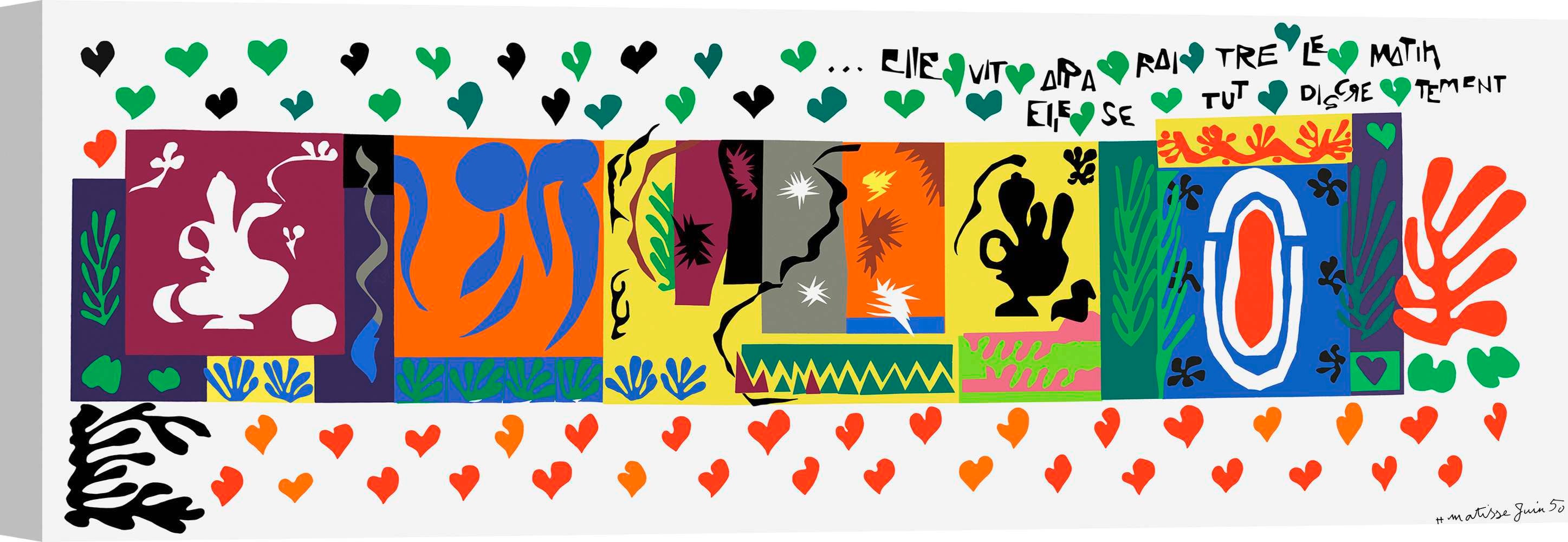 Tableau de Matisse - impression sur toile - Henri Matisse, Les Mille et ...