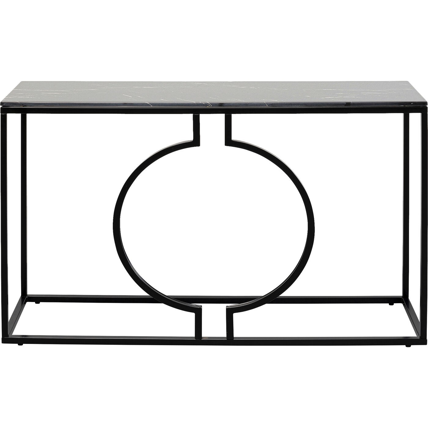 Console Miami Loft 120x35cm noire Kare Design | Leroy Merlin