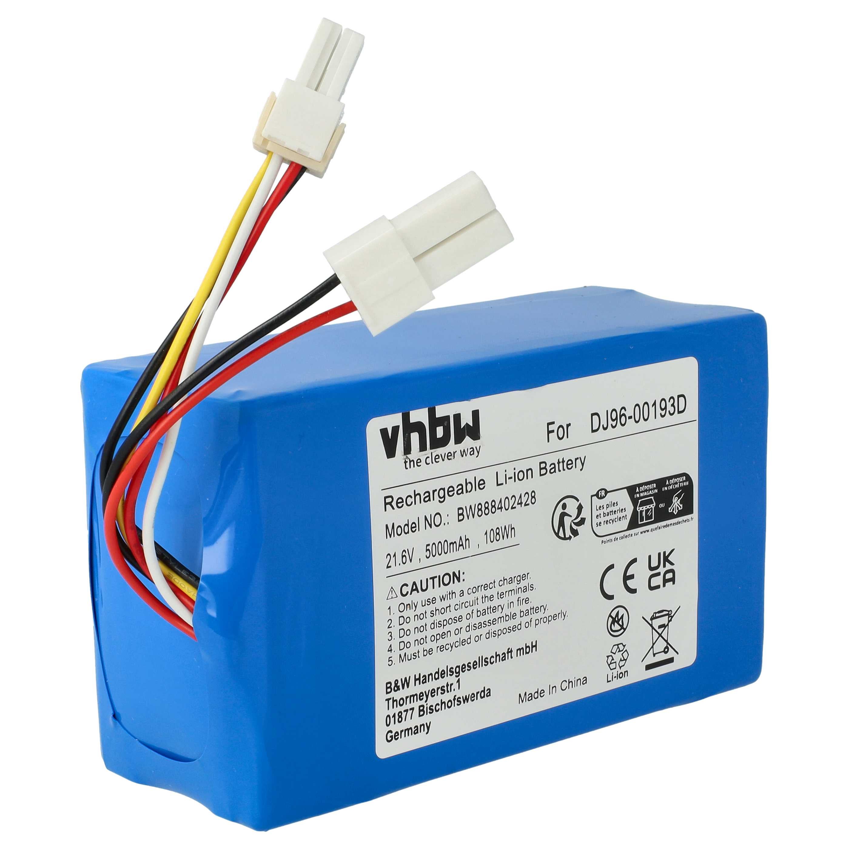Vhbw Batterie compatible avec Samsung Powerbot R9250, R9350 ...