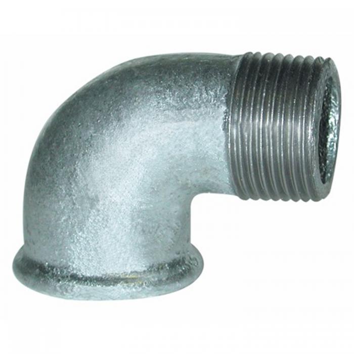 Coude 90° fonte galva MF - Diamètre : 3/4'' | Bricoman
