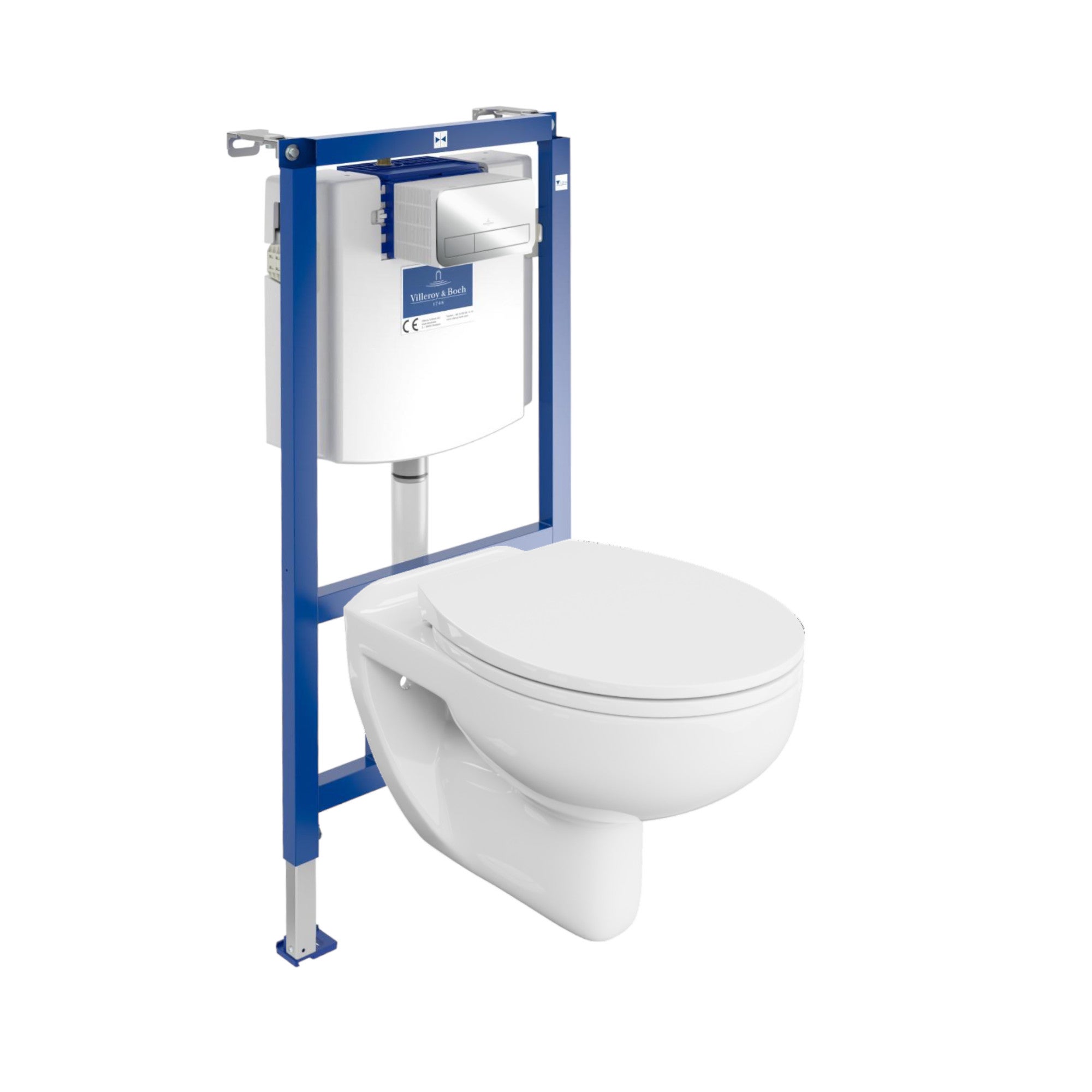 VILLEROY&BOCH ViConnect H112 WC - Bâti-support avec plaque de commande ...