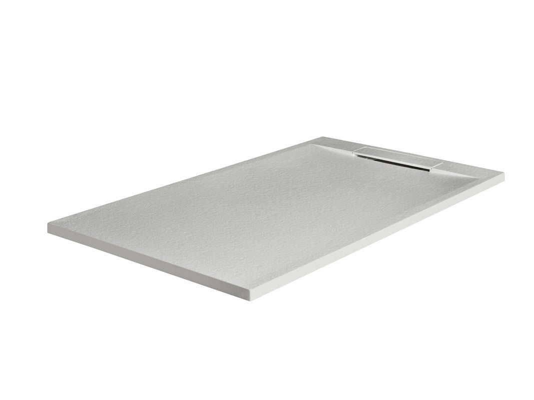 Plato de ducha Serie Nordic 150x80 Gris Perla - Válvula y rejilla ...