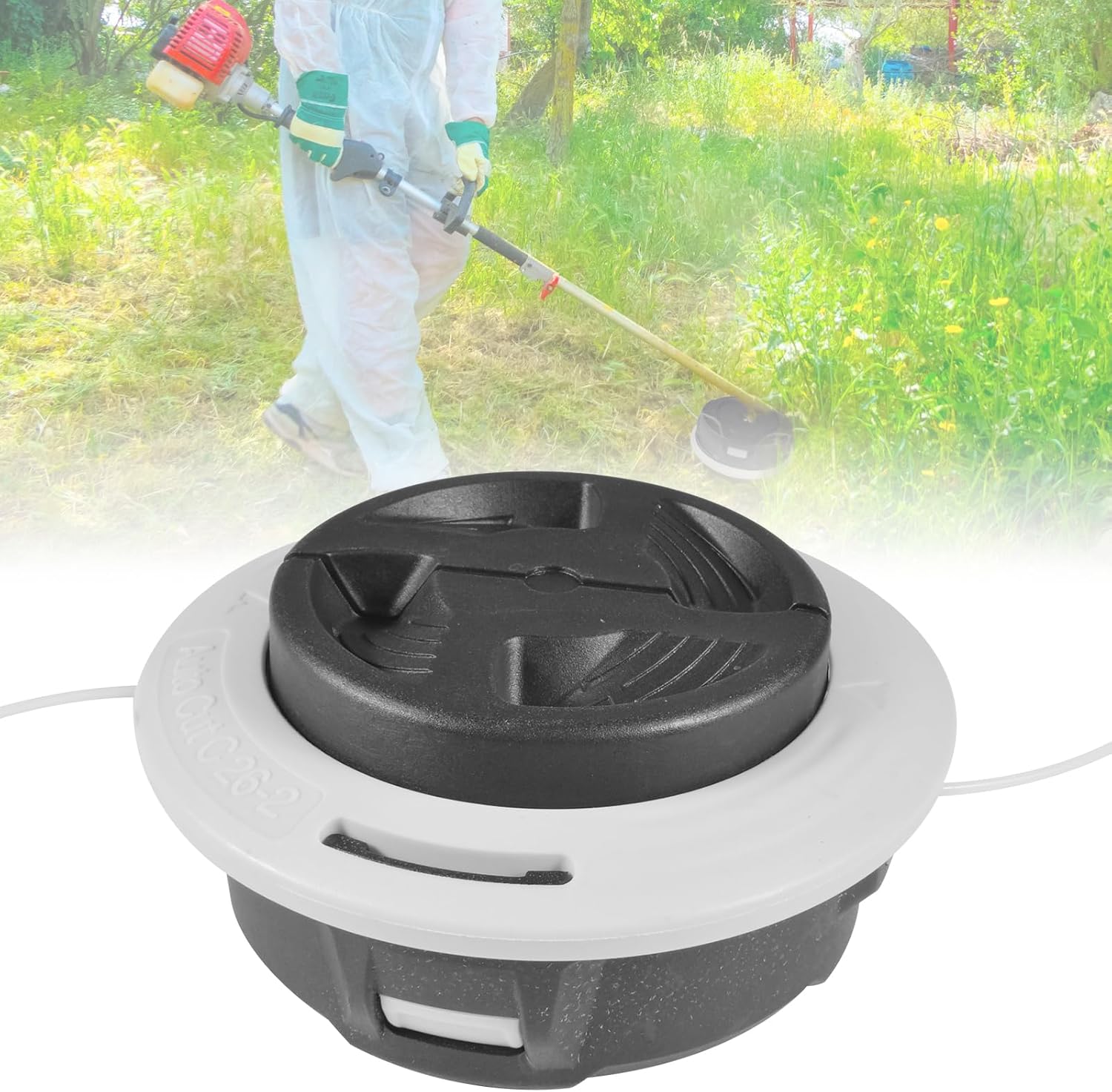 Tête de coupe de rechange AutoCut C26-2, bobine de tondeuse, tête de ...