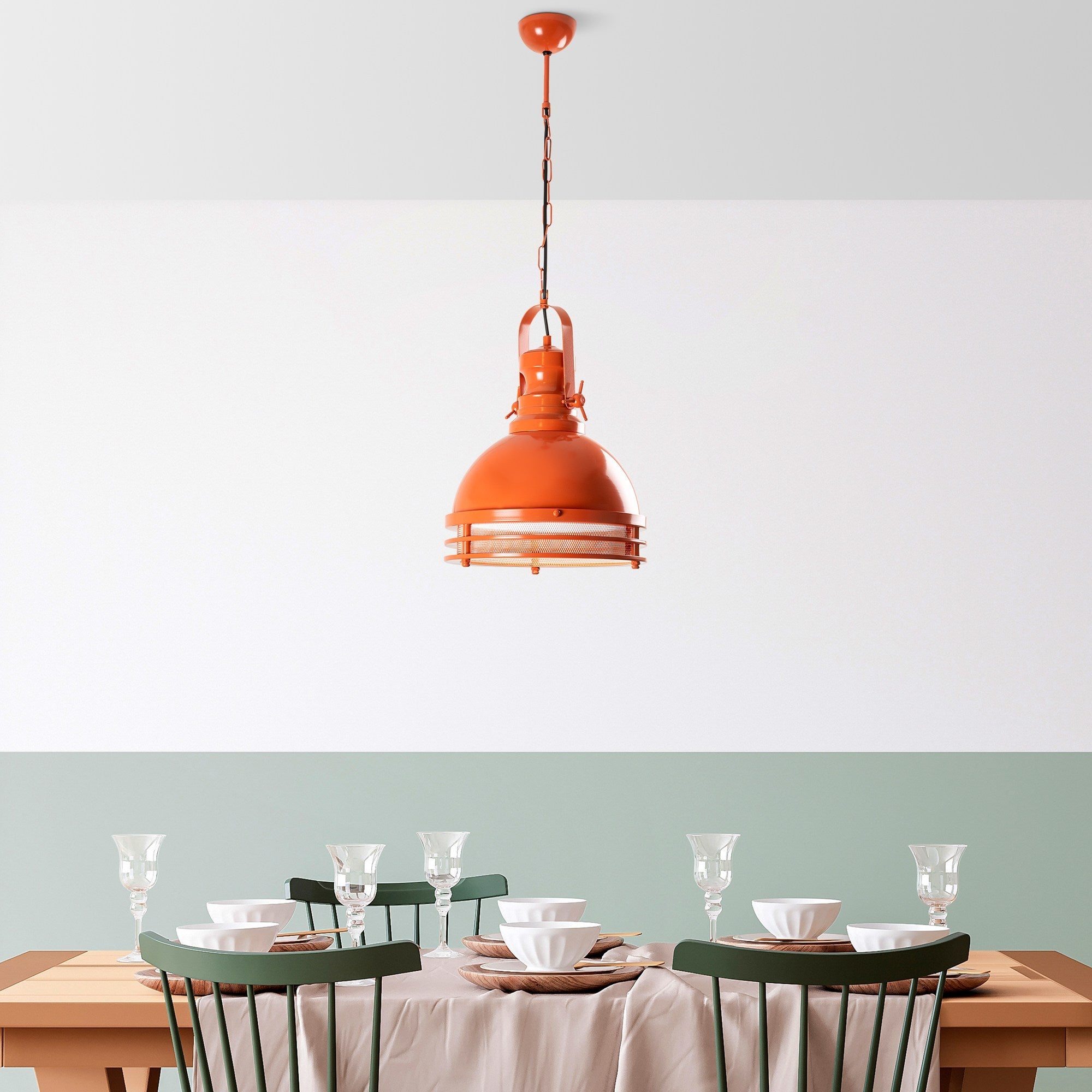 Lampe orange - Saglam 3762 - Orange | Leroy Merlin