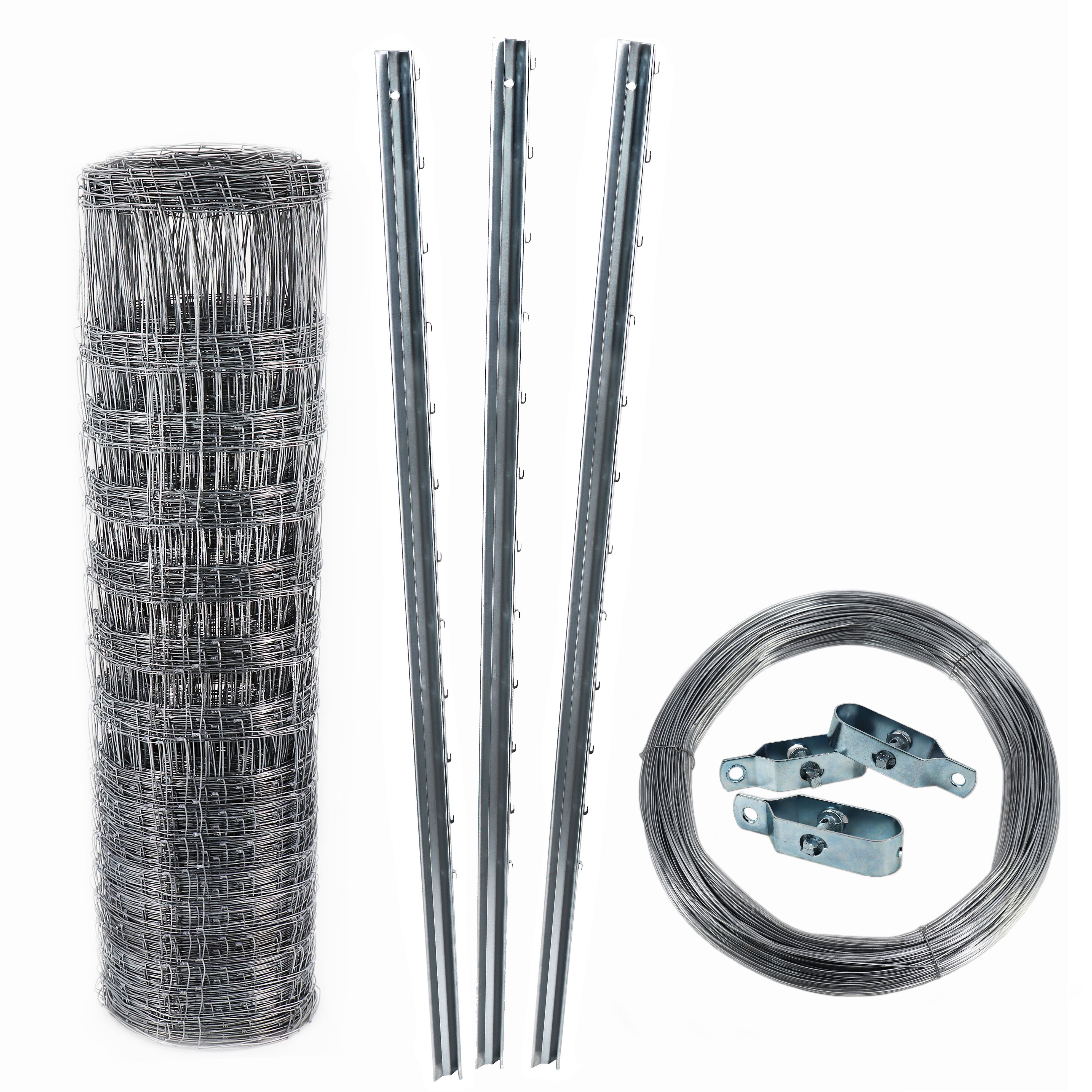 Valla de vida silvestre de 100m valla forestal malla anudada 150/12/30 ...