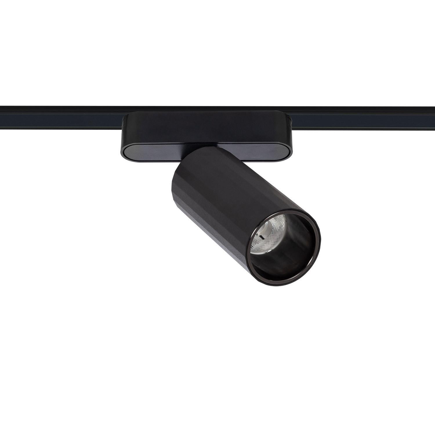 Spot LED sur Rail Magnétique 25mm Extra-Plat 12W Atenas 48V Noir 4000K ...